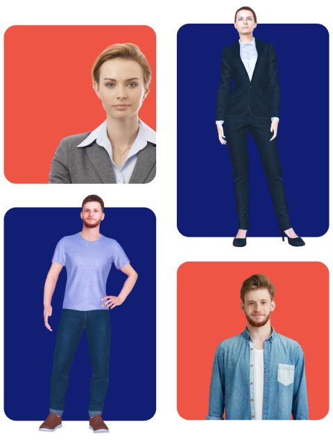 Avatar SDK MetaPerson Creator | Realistic 3D Avatars Technology